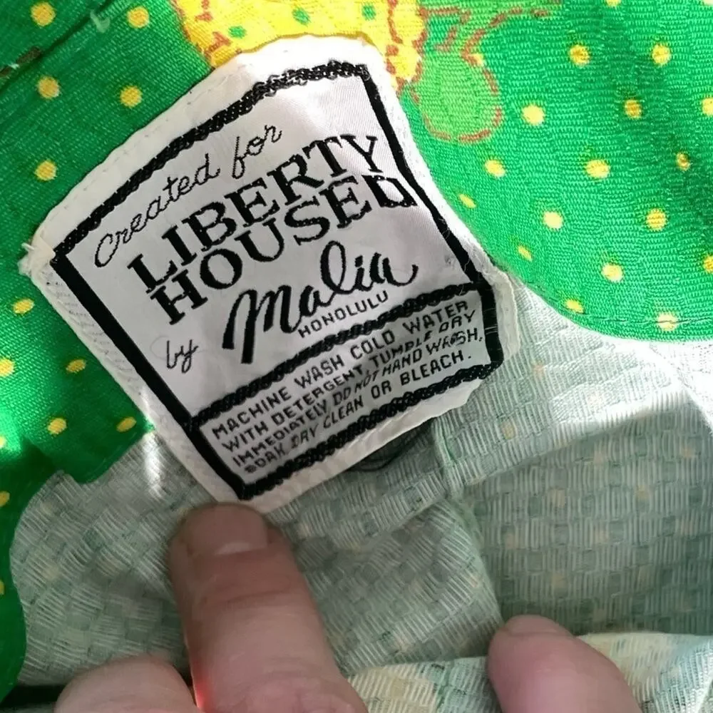 Vintage | Dresses | Vintage Liberty House Hawaiian Dress With Birds ...